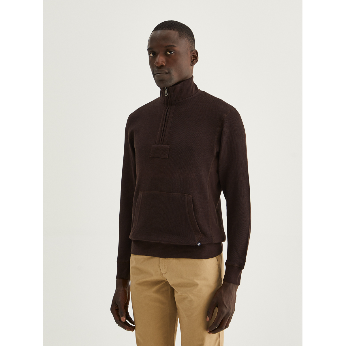 Polo manga comprida com fecho - 1137055HF02003_039 | Giovanni Galli