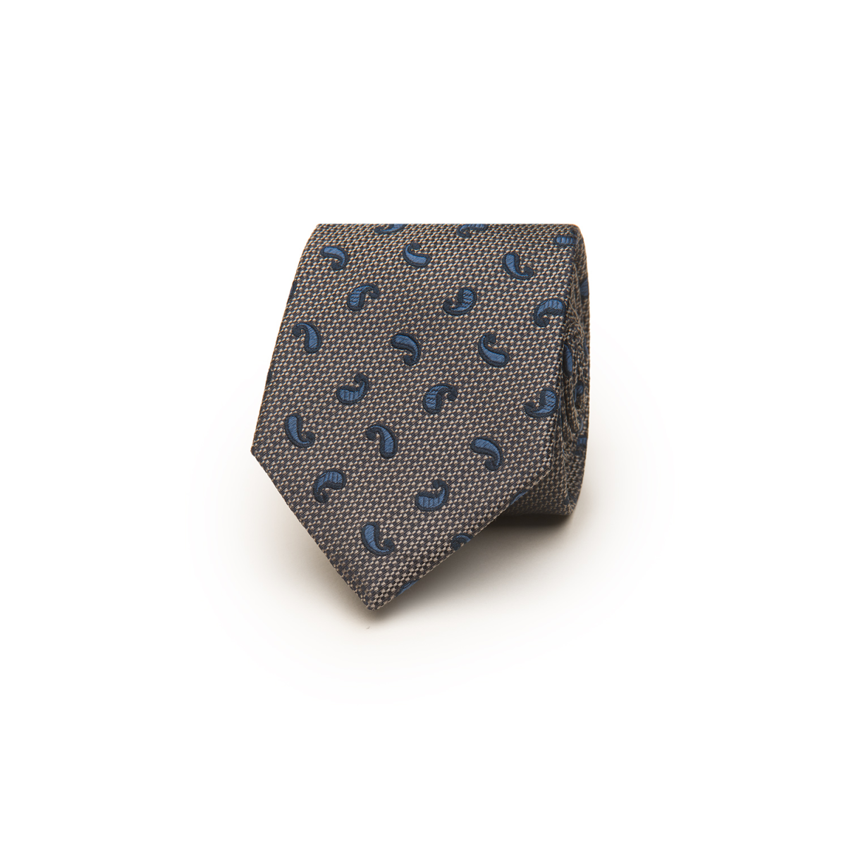 Silk tie with cornucopia pattern - 1134659HG01130_802 | Giovanni Galli