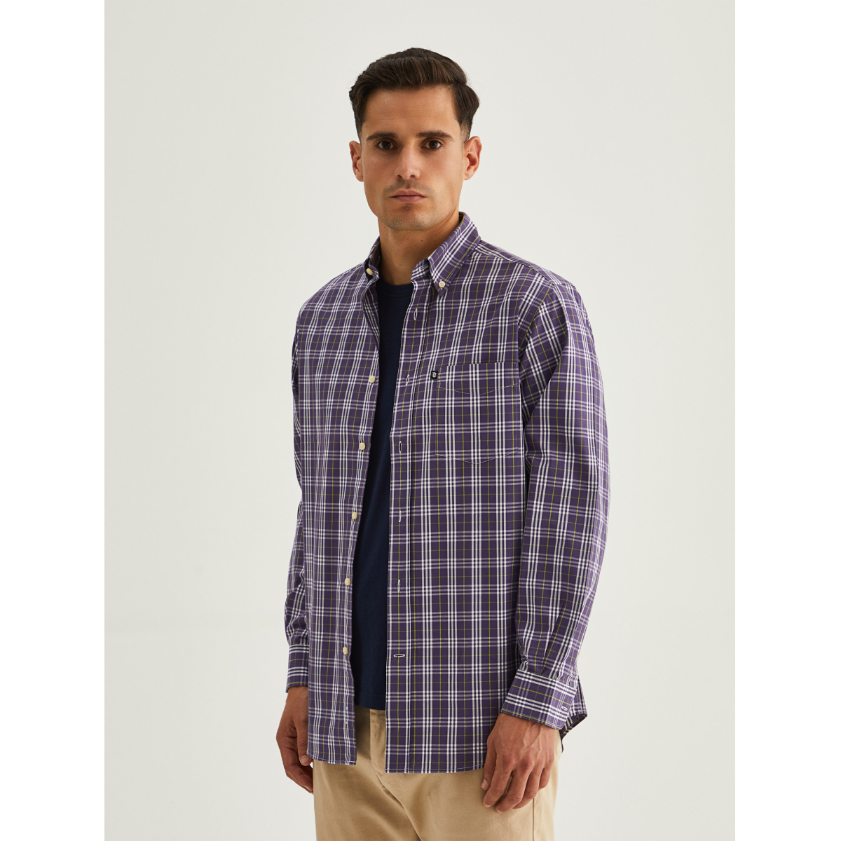 Camisa xadrez regular fit - 1133351H203017_598 | Giovanni Galli