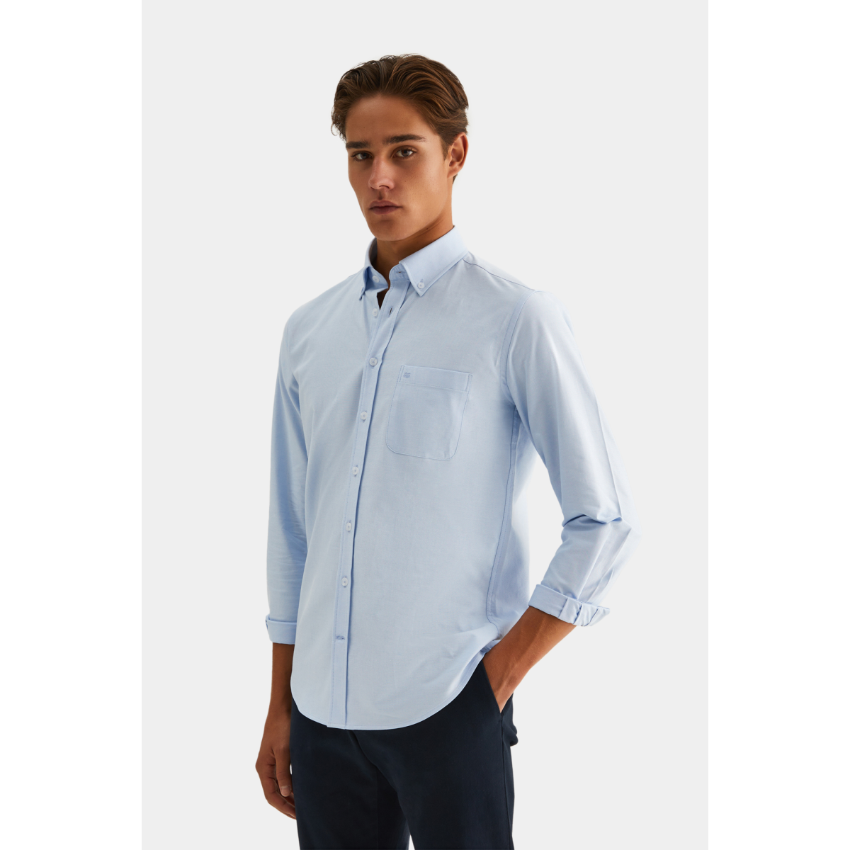 Camisa oxford regular fit - W000140_510 - Giovanni Galli