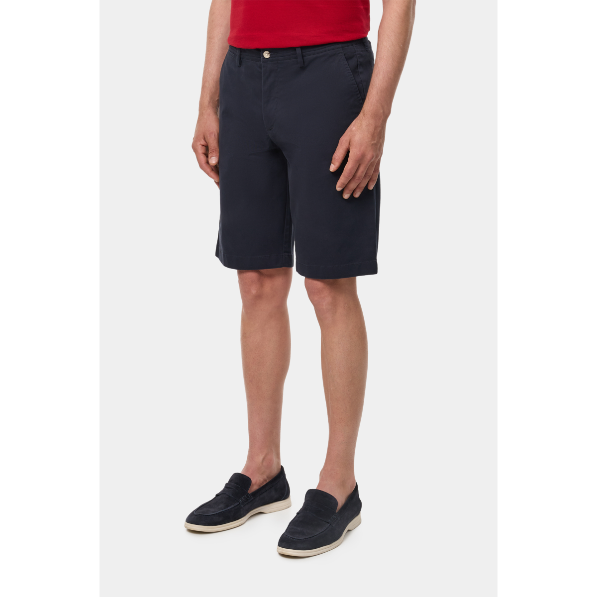 Calções bermuda chino regular fit em algodão - W000435_599 | Giovanni Galli