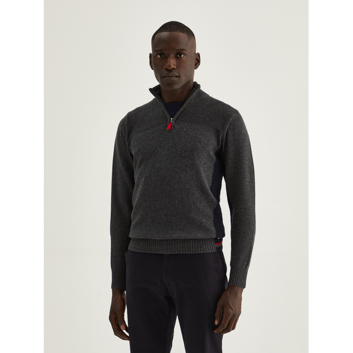 Polo manga comprida com fecho - 1325661H806006_019 - Giovanni Galli